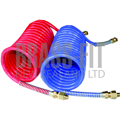 SUZI COIL 1/2" YELLOW SGLE 3.7M W/LENGTH 1/4 NPT ENDS | Brass-Fit New ...